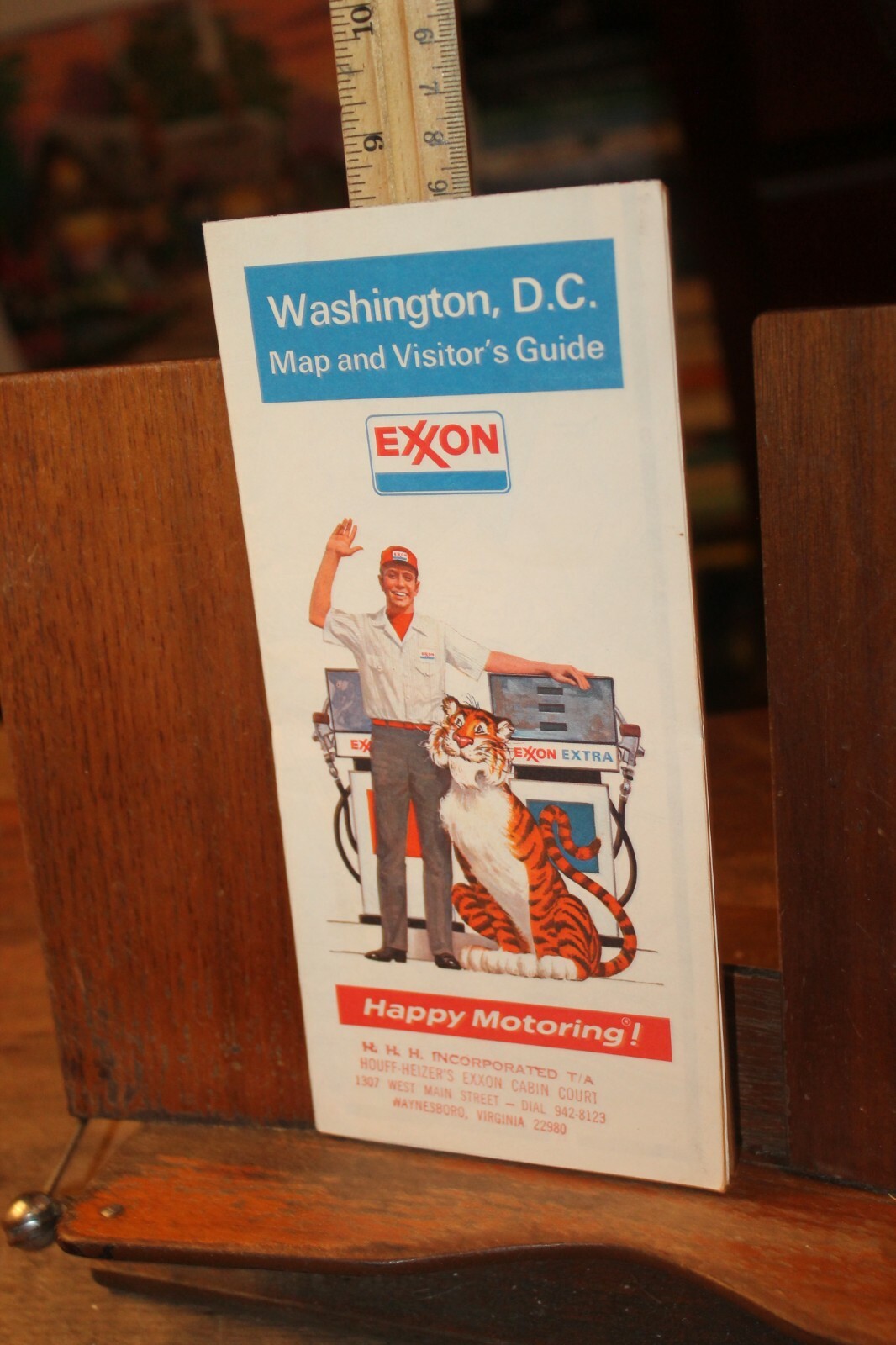 Vintage Travel Map Brochure Exxon Washington DC | eBay