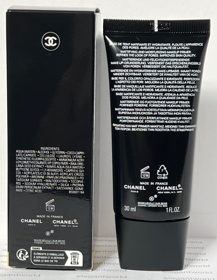Chanel La Base Matifiante Perfecting Makeup Primer 100% AUTHENTIC, NIB ...