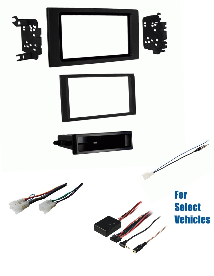 Car Stereo Radio Dash Kit Wire Ant for some 2016-2019 Toyota Tacoma w ...