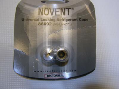 RectorSeal 86692 Novent Universal Locking Refrigerant Caps - 2 Pack ns ...