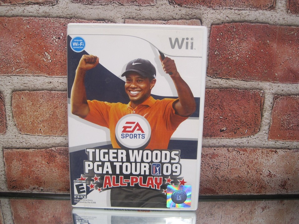Tiger Woods PGA Tour 09 All-Play Nintendo Wii EA Sports Electronic Arts ...