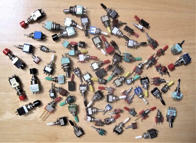 MULTI CONTACT MINI SWITCHES-ALL STYLES-ALL MAKES-ALL CURRENTS-CHOICE OF ...