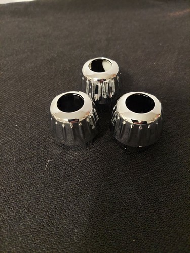 Kenworth W900, T800, T660 Set/3 Chrome AC Heater Control Outer Knobs ...