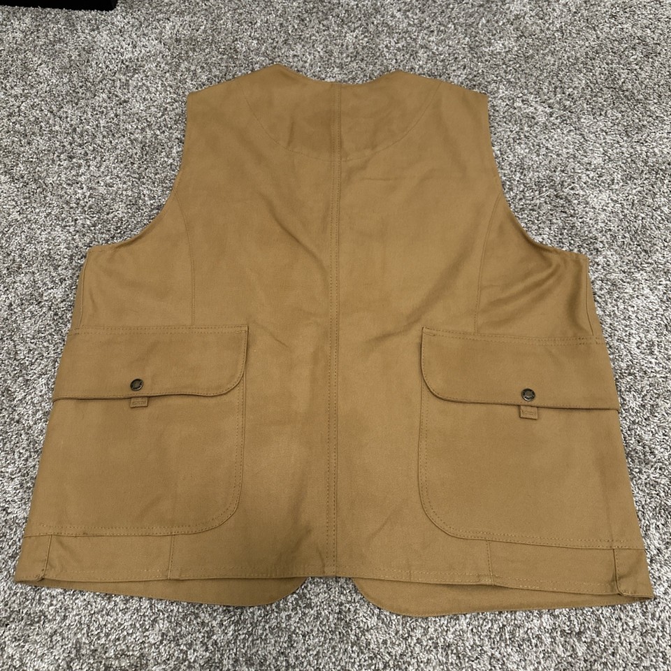 Vintage CC Filson Duck Canvas Hunting Vest Men’s Size XL Outdoor Made ...