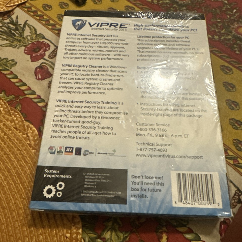 VIPRE Internet Security 2013 5PCS | eBay