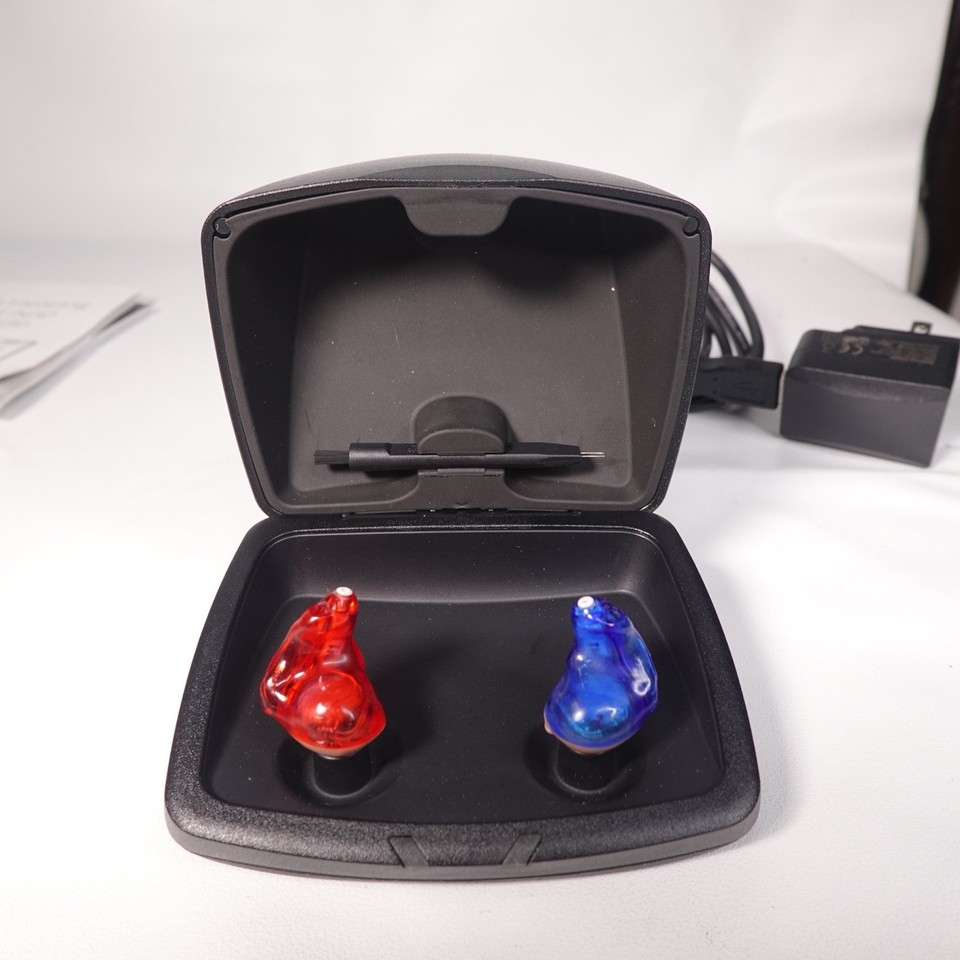 Starkey Evolv AI 2400 ITC Bluetooth Rechargeable Hearing Aids L+R ...