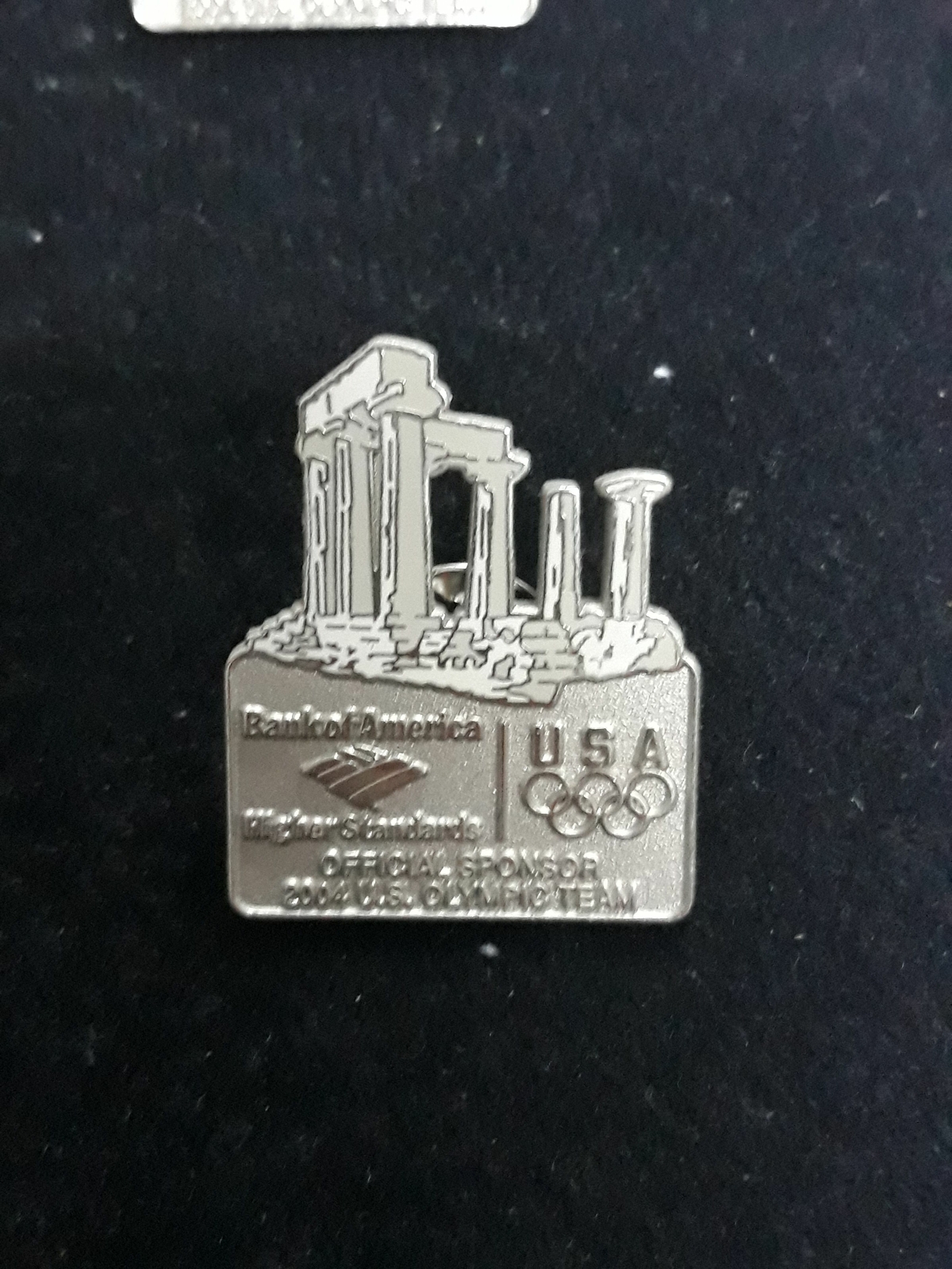 PIN USA AT&T OLYMPIC OFFICIAL SPONSOR BANK OF AMERICA 2004 U.S OLYMPIC ...