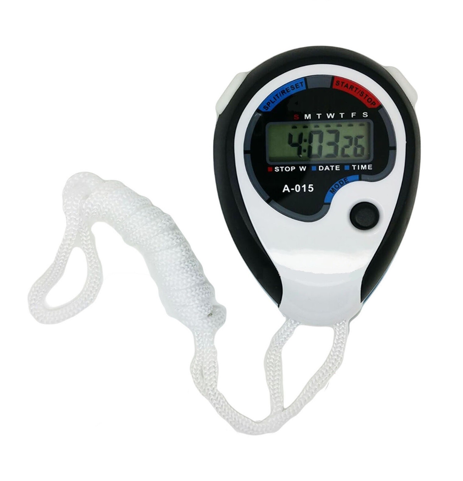 Digital Handheld Sports Stopwatch LCD Timer Alarm Counter Stop Watch + Whistle | eBay UK