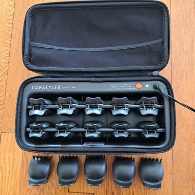 TopStyler by InStyler Heated Ceramic Styling Shells Hair Curlers Clam ...