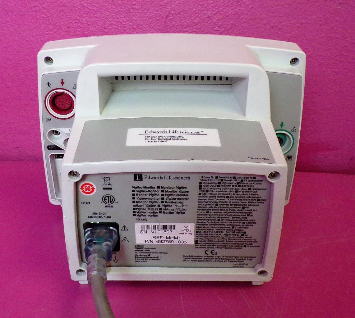 Edwards Lifesciences MHM1 Vigileo ECG Cardiac Heart Patient Monitor | eBay
