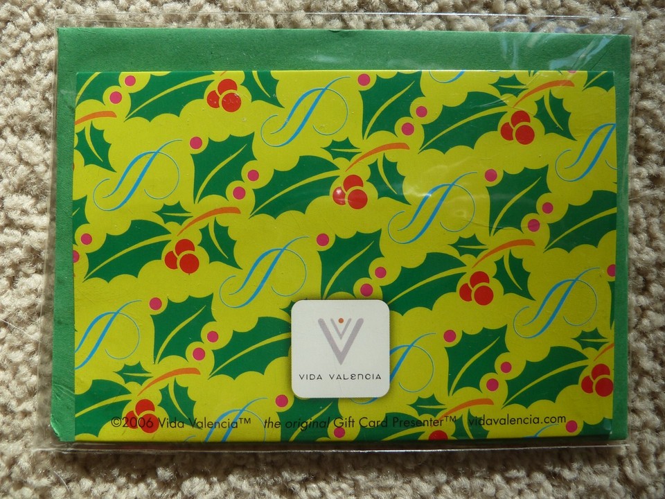 3D Pop Up Christmas Gift Card Pop Upz With Envelope Holiday Holly ...