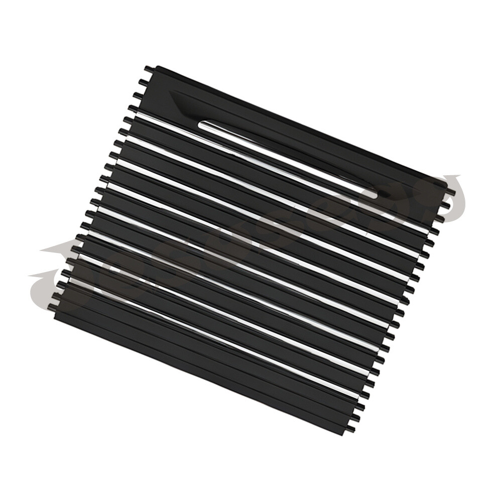 Center Console Cup Holder Tray Roller Blind Cover For BMW F15 Chrome ...