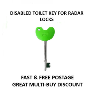 Disabled Toilet Key RADAR KEY in Green | eBay UK