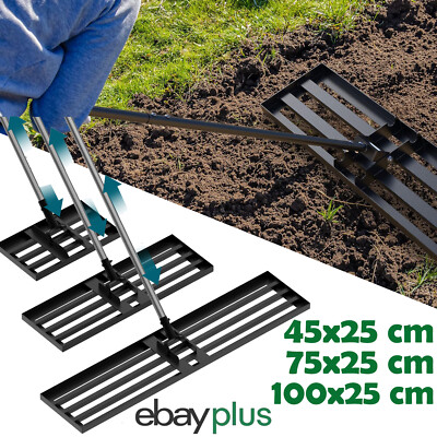 Lawn Leveller Rake Levelling Lute Gardening Tool Heavy Duty With 78 ...