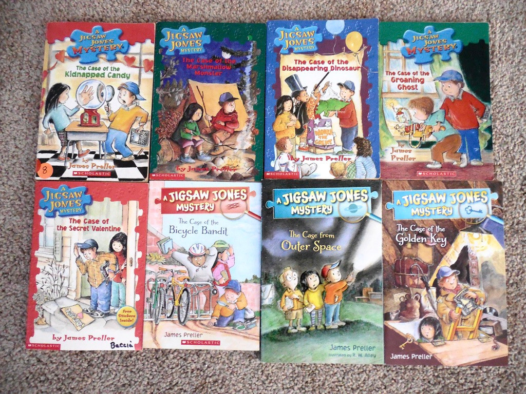 18 Jigsaw Jones books, James Preller;Spooky Sleepover/Mummy Mystery ...