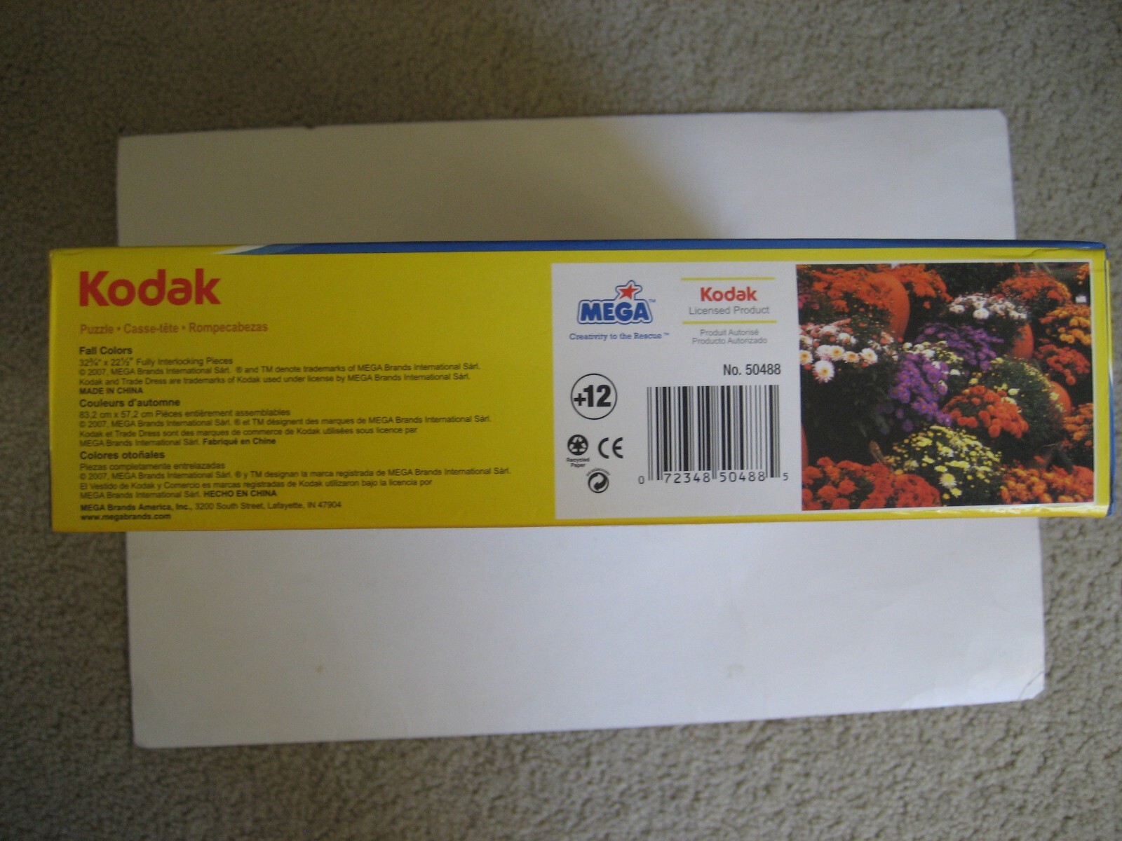 NEW Kodak FALL COLORS 1500 pc Jigsaw Puzzle FLOWER Mums SEALED Mega | eBay