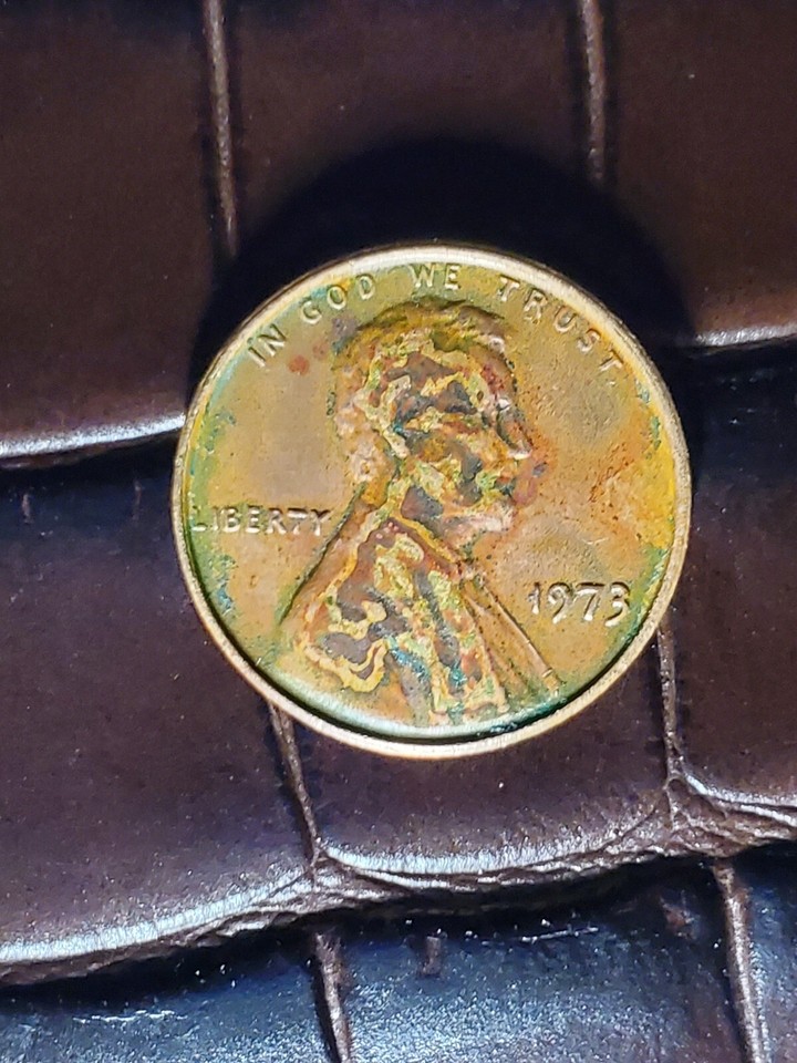 1973 1 Lincoln Cent No Mint Mark Large FG Memorial Penny Error US | eBay