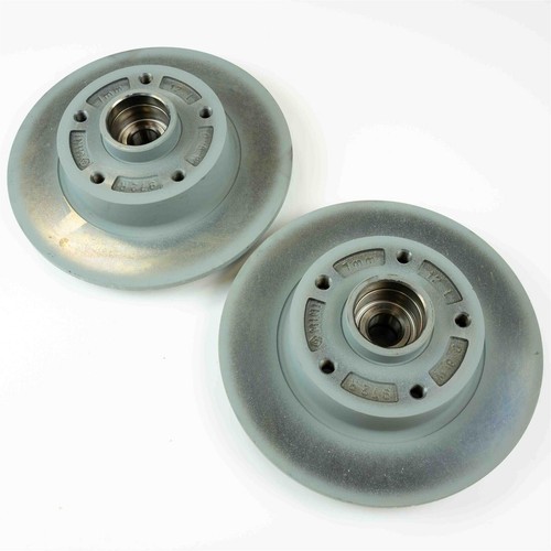 2x Genuine Renault Rear Brake Discs Solid Coated 260mm Megane MK4 ...