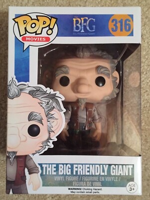 FUNKO POP MOVIES #316 THE BFG "THE BIG FRIENDLY GIANT" VINYL FIGURE NIB ...