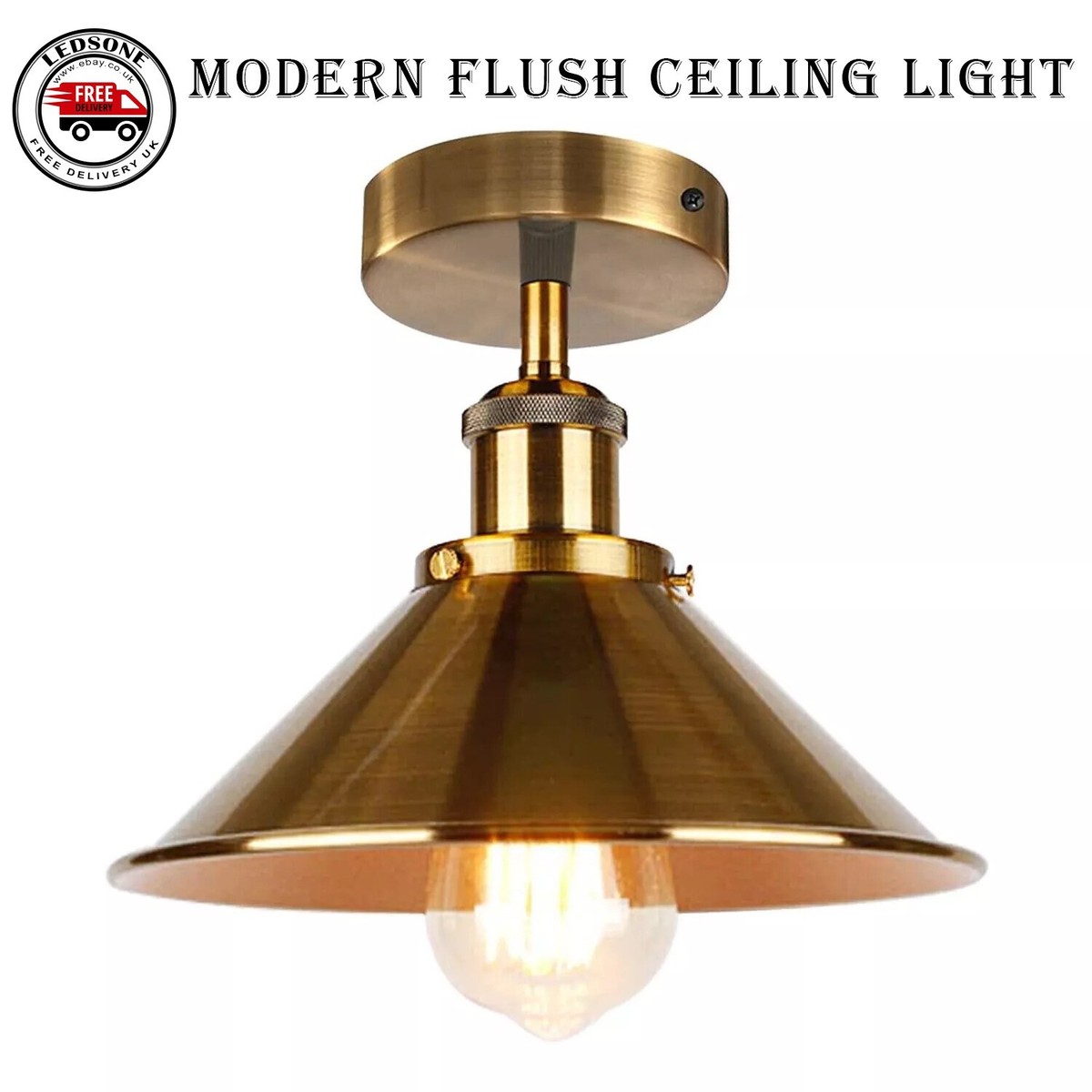 Vintage Semi Flush Ceiling Lights