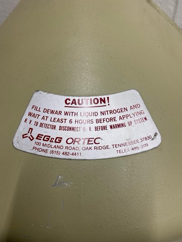 EG&G ORTEC 31 liter Liquid Nitrogen Dewar | eBay