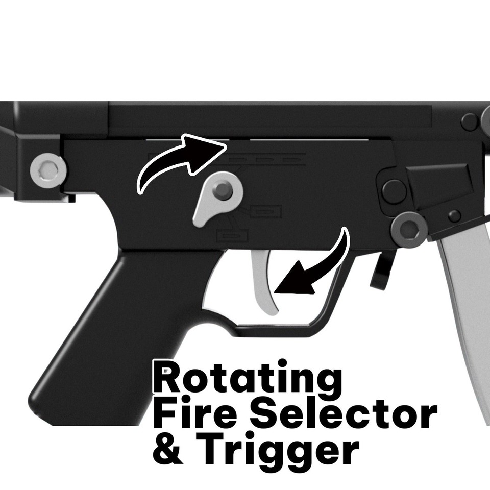 SMG5 Submachine Gun Coldwar Warzone 1:3 Scale Model Gun Kit Not ...