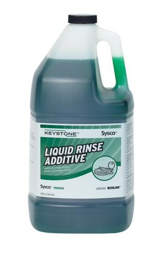 Ecolab/Keystone/Sysco LIQUID RINSE ADDITIVE 1 GALLON 1988569/6100348 ...