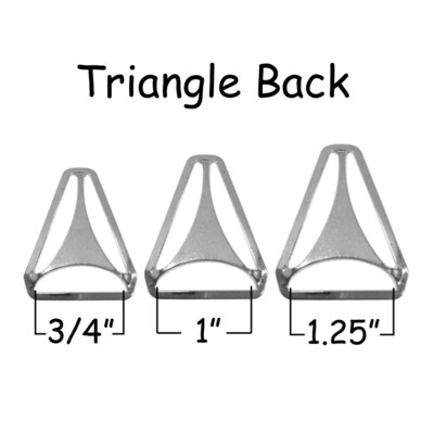 Triangle Slide Adjusters / Suspender Clips Hardware - Pick Size & Qty ...