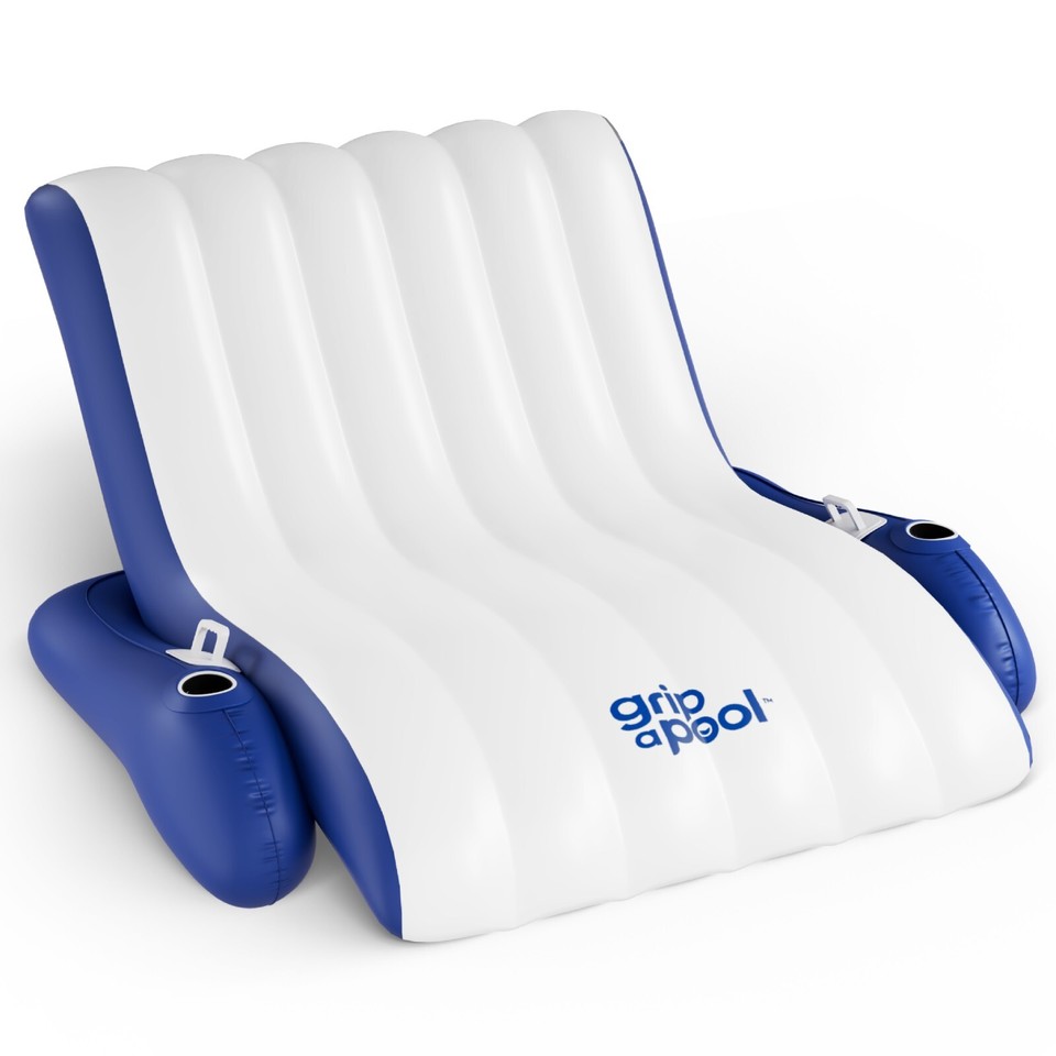 Pool Recliner Float Lounger For Adults Heavy Duty Lake Beach Floating ...