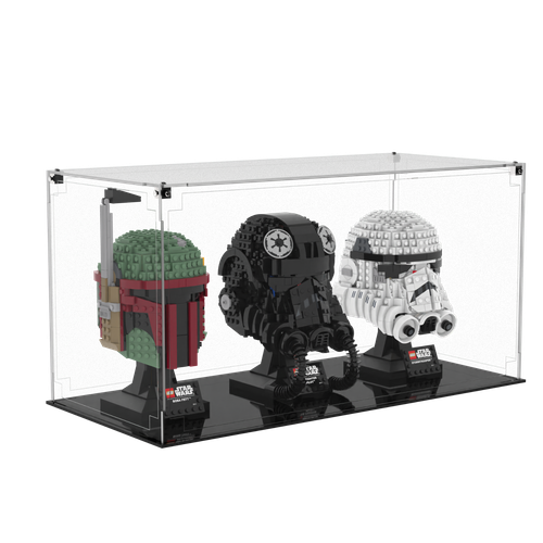 Acrylic Display Case For LEGO® Helmet Collection Star Wars, Marvel & DC ...