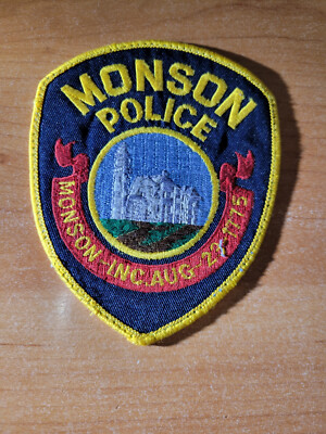 Monson MA Police Patch | eBay