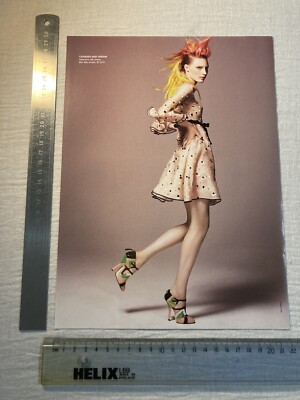 Footwear Magazine Print Ad 1 D/S Page Long Legs Ankles Feet High Heel ...