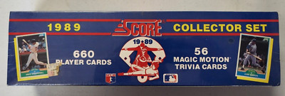 1989 SCORE BASEBALL COMPLETE CARD SET 660 COMPLETE FACTORY SEALED | eBay