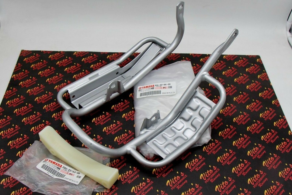 NEW skidplate skid OEM Yamaha Banshee rear swingarm protector + guard ...