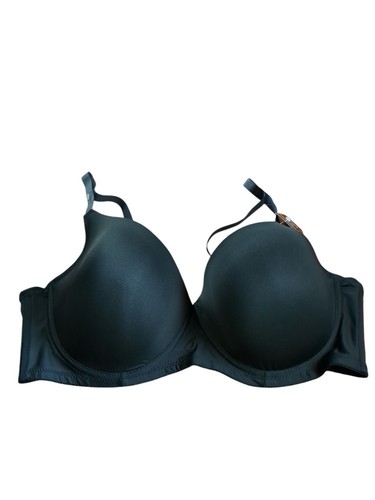 Women's RN 93010 Black Lightly Padded Plunge Push Up Underwire Bra Size ...