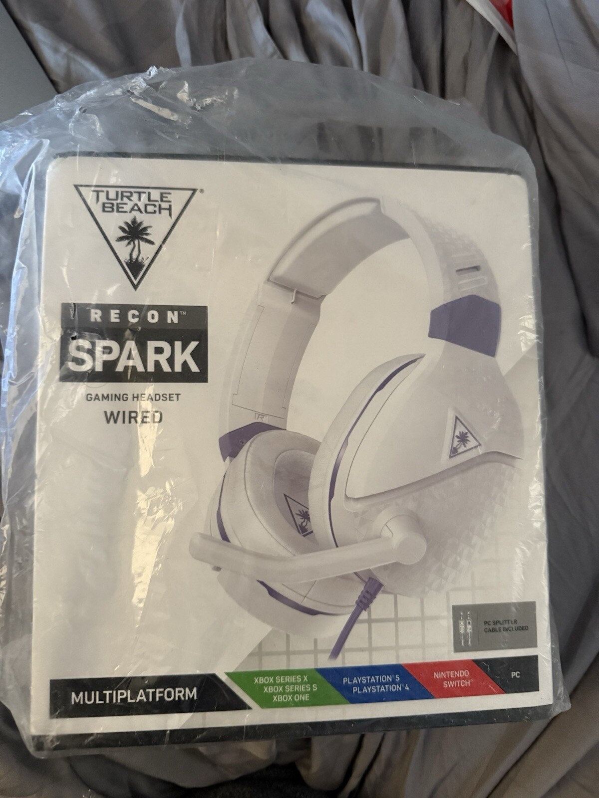 Turtle Beach Recon Spark Wired Gaming Headset - White/Purple ...