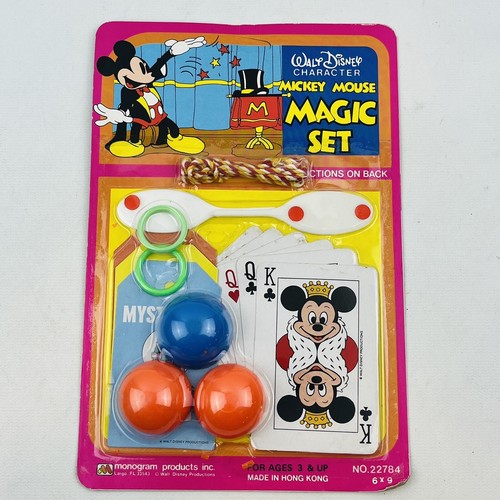 Vintage Mickey Mouse Magic Set Walt Disney Character Monogram Products ...