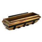 H Potter GAR229 Rustic Copper Window Box 30 inch Outdoor Decor Garden ...