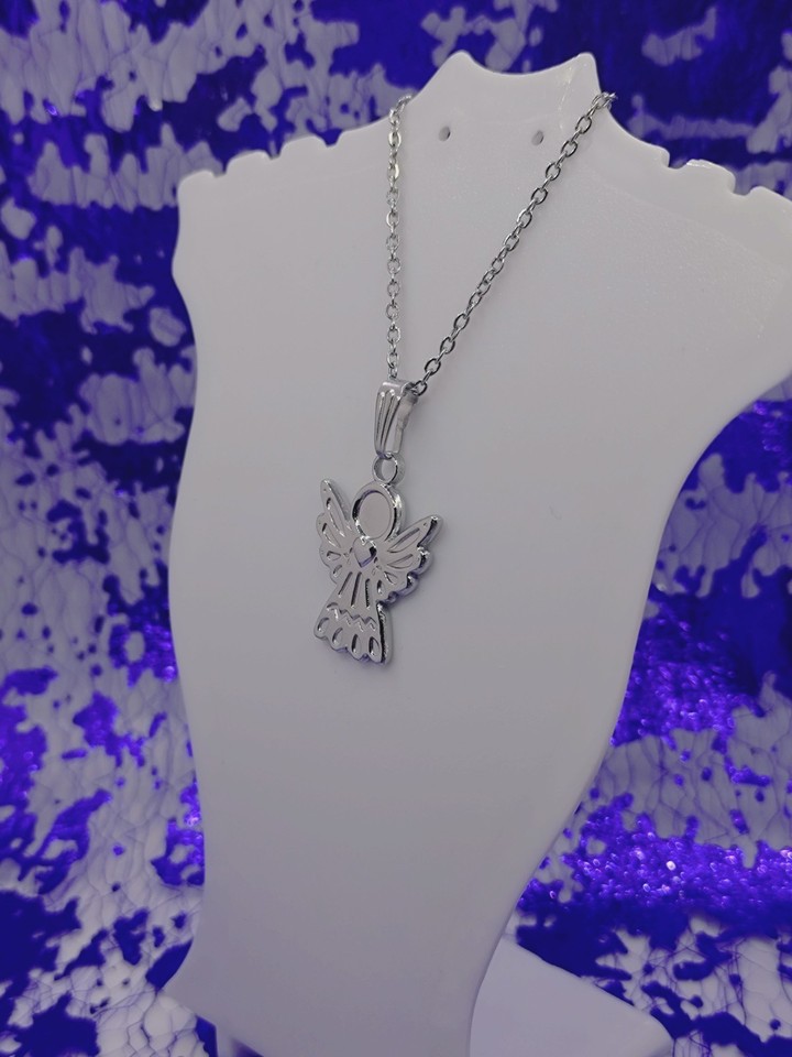 Angel Necklace Angel Wings Design HQ Stainless Steel Heaven Jewellery ...