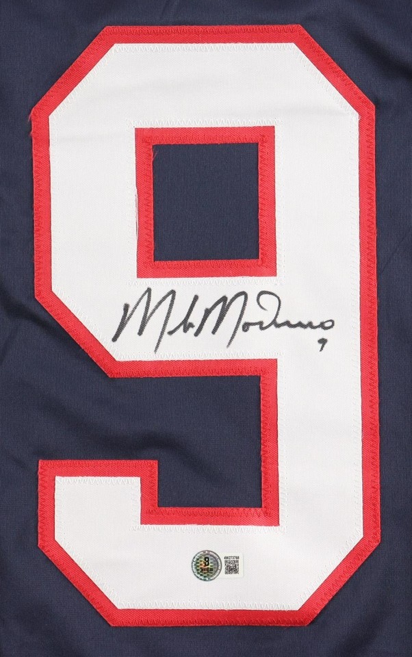 Mike Modano Signed Team USA Jersey (Beckett) Dallas Stars 1999 Stanley ...