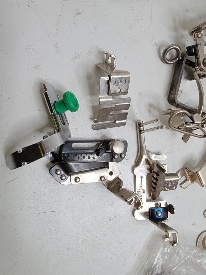 Vintage Sewing Machine Feet Accessories Assorted Lot Singer and Greist ...