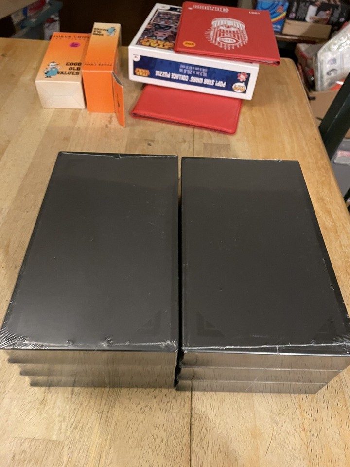 3 Pack Video Library Boxes VHS Cases Lot of 2 Packs 6 total Brand New ...
