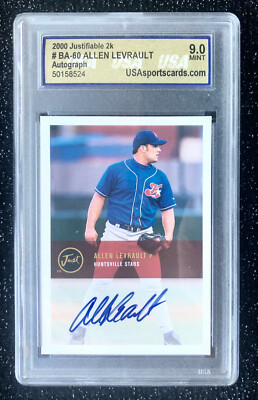 2000 Justifiable 2K Auto-Allen Levrault #BA60 Huntsville Stars ...