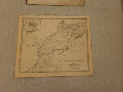Pre-1900 - Map Of Morocco