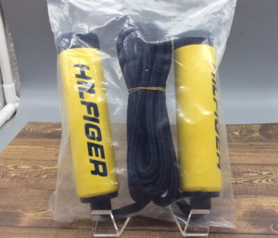 90s Tommy Hilfiger Athletics Yellow Jump Promo Rope NOS Logo | eBay