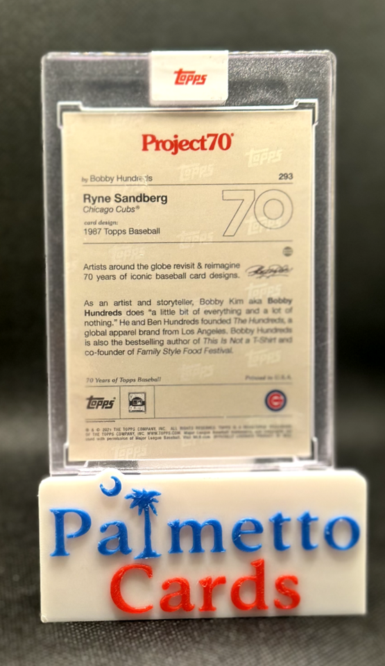 2021 Topps Project 70 #293 Ryne Sandberg by Bobby Hundreds | eBay