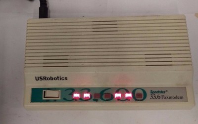 US Robotics Sportster 33.6K External Fax Modem w/ AC Adapter | eBay