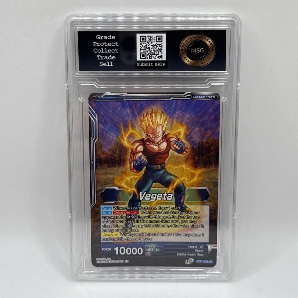 SS4 VEGETA Ultimate Evolution BT11-032 UC Dragon Ball Super Graded 10 Gem Mint | eBay