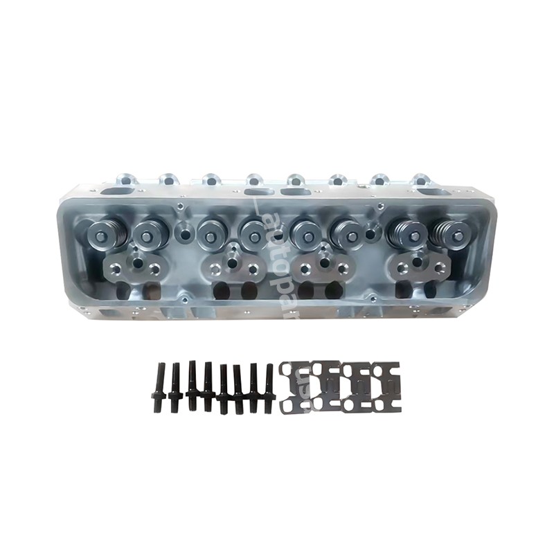 Complete Aluminum Cylinder Heads For SBC Chevy 350 190cc 64cc 2.02/1.60 ...