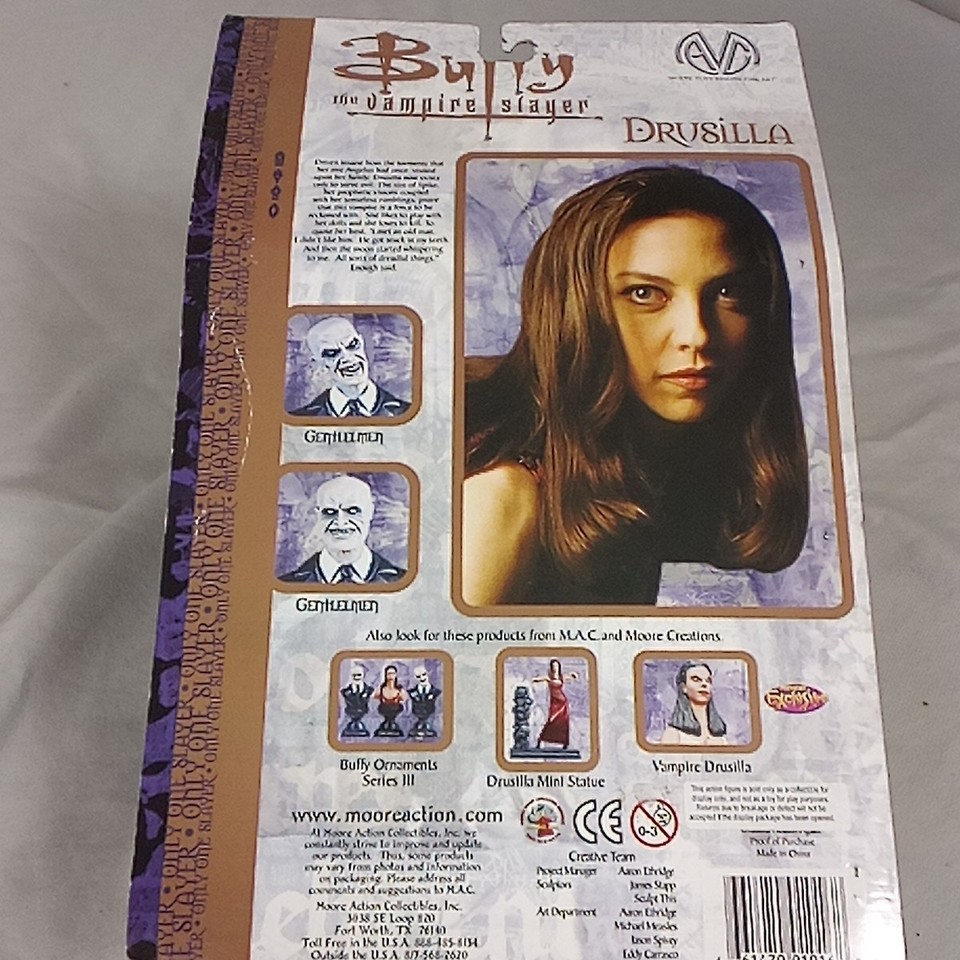 Buffy Vampire Slayer Drusilla Human Moore Action Figure 2000 Juliette ...